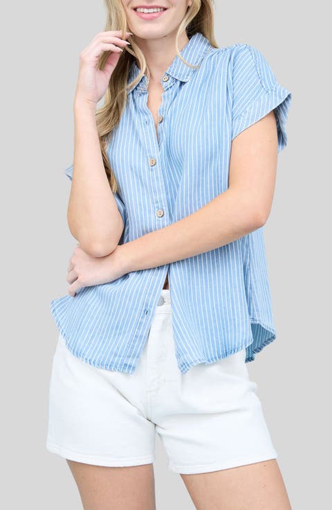 Women's Chambray Tops | Nordstrom Rack