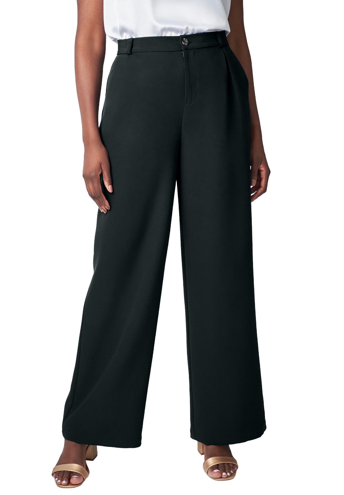 Jessica London Bi-Stretch Wide Leg Pant | Nordstrom