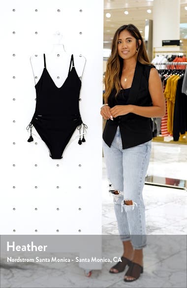Robin Piccone Ava Petal Cutout One-Piece Swimsuit | Nordstromrack