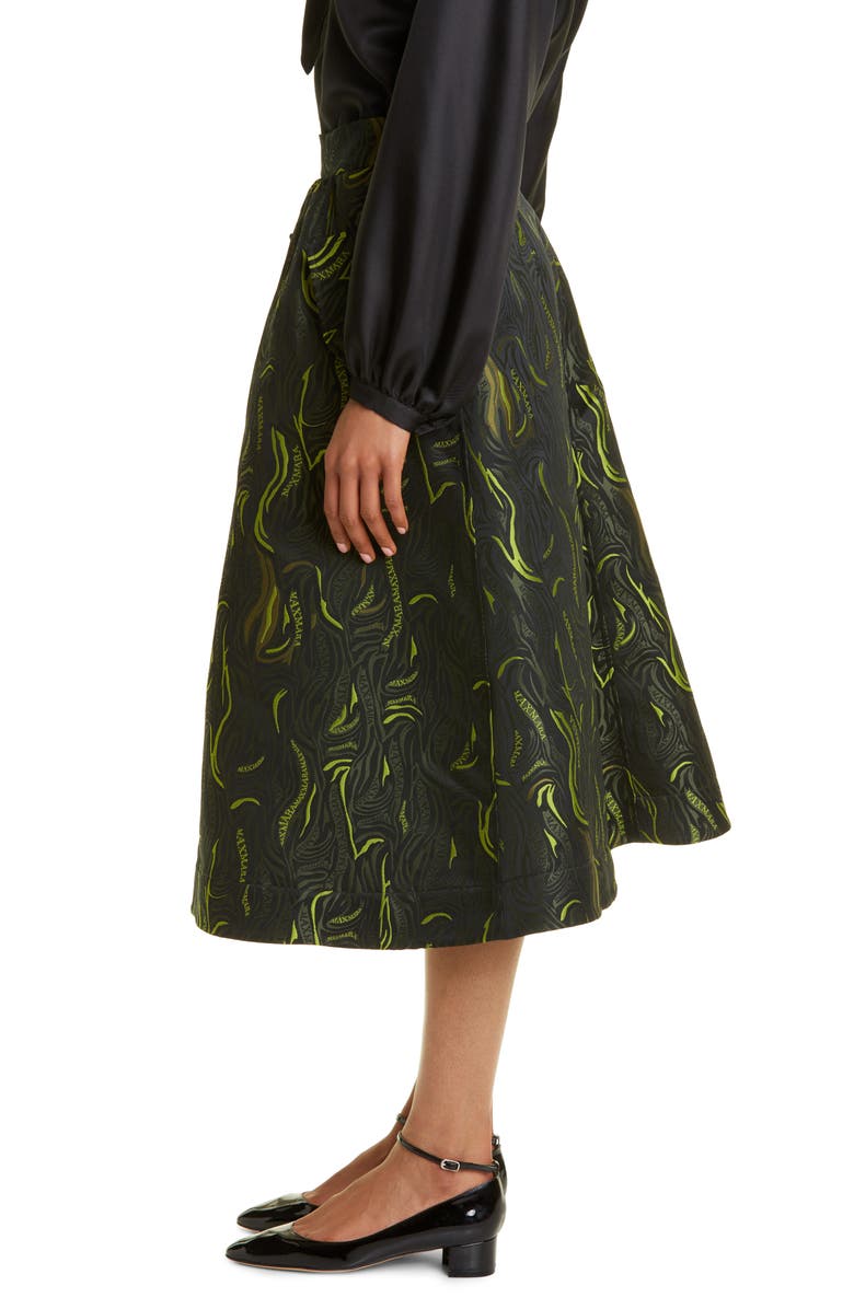 Max Mara Cellula Logo Embroidery Skirt | Nordstrom