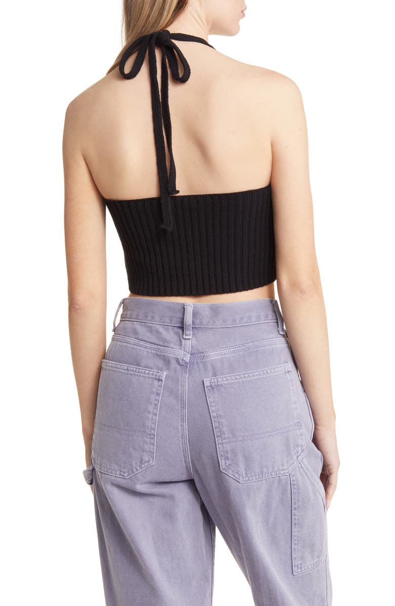 PacSun Pixie Crop Rib Halter Sweater Tank | Nordstromrack