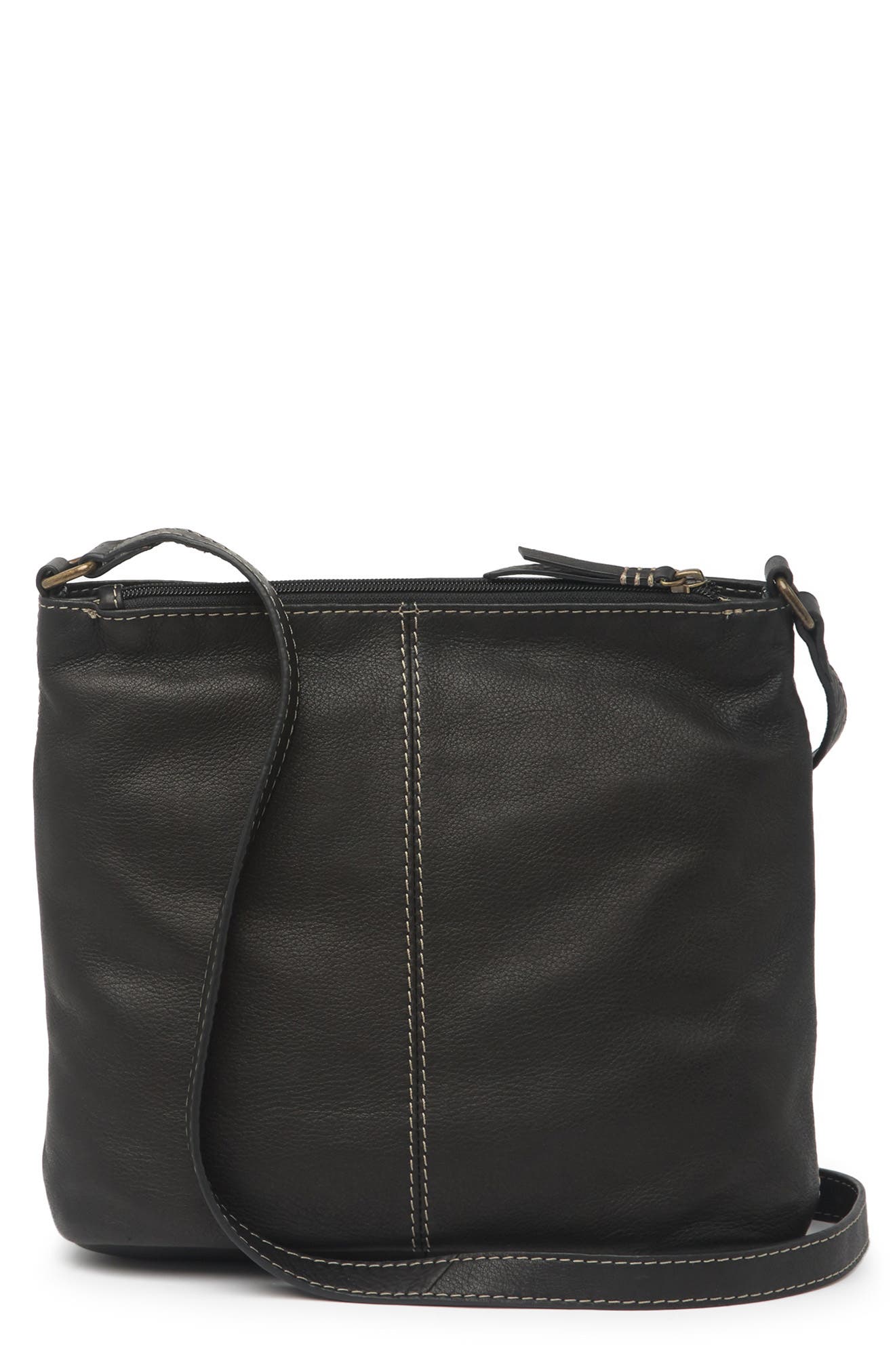 AMERICAN LEATHER CO. Hanover Double Entry Crossbody Bag | Nordstromrack