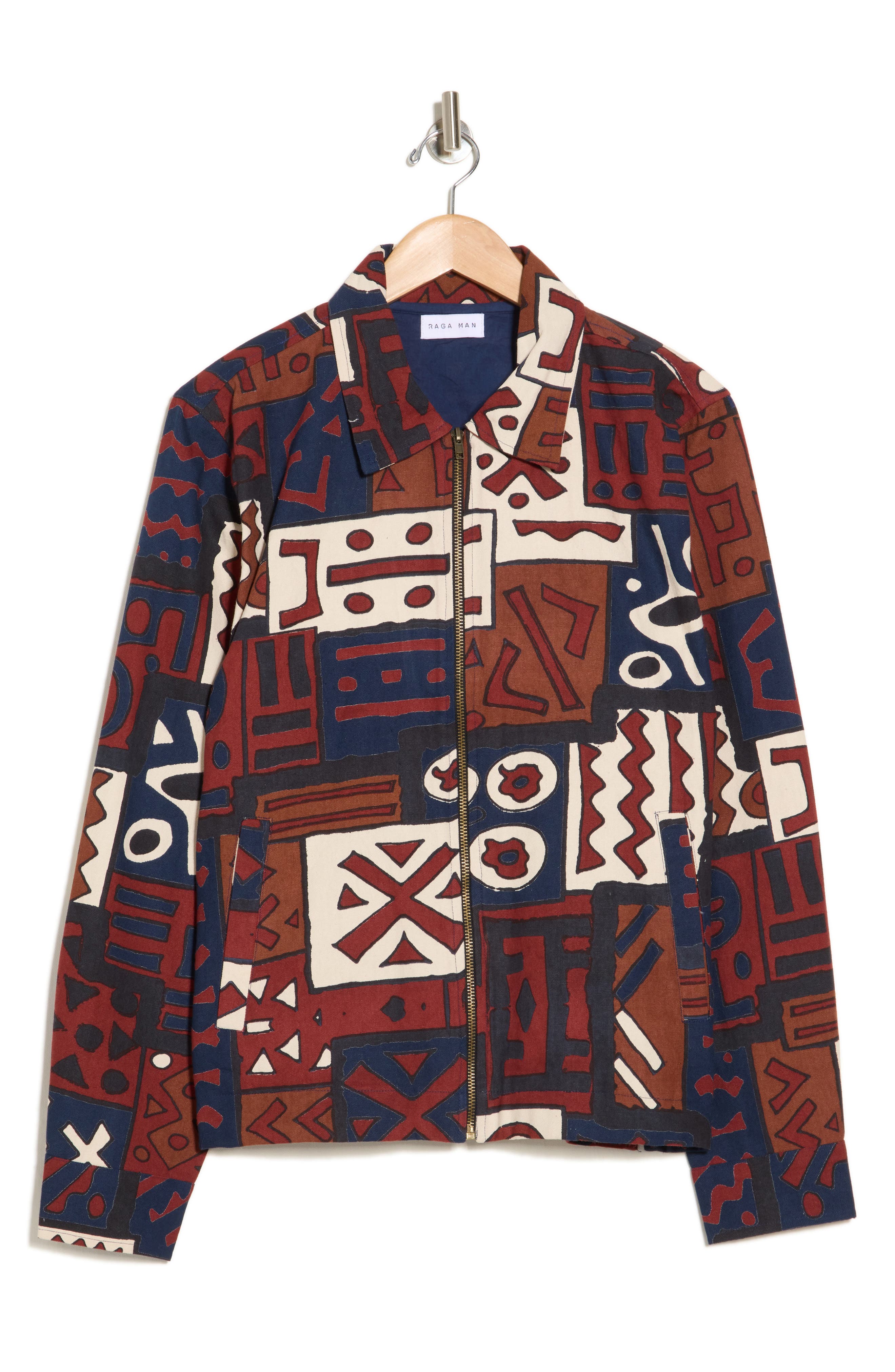 Raga Geometric Cotton Jacket | Nordstromrack