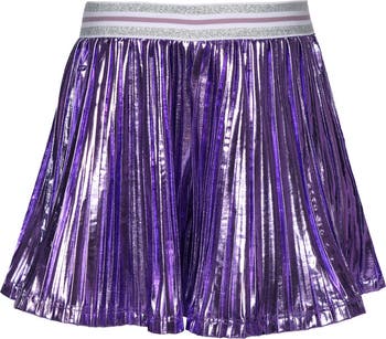Sara Sara Kids' Metallic Plissé Shorts | Nordstromrack