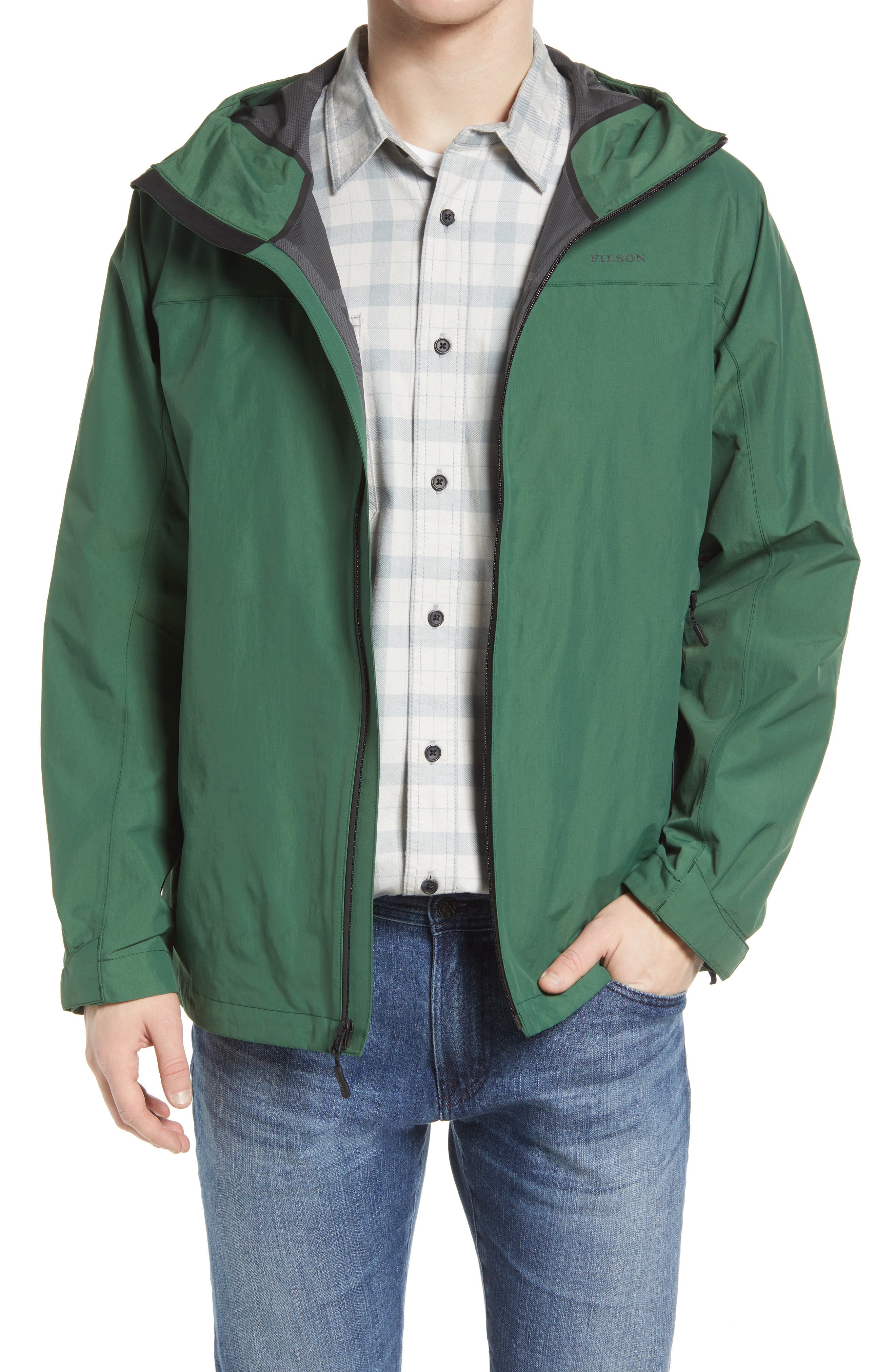 Filson Swiftwater Waterproof Hooded Rain Jacket | Nordstrom