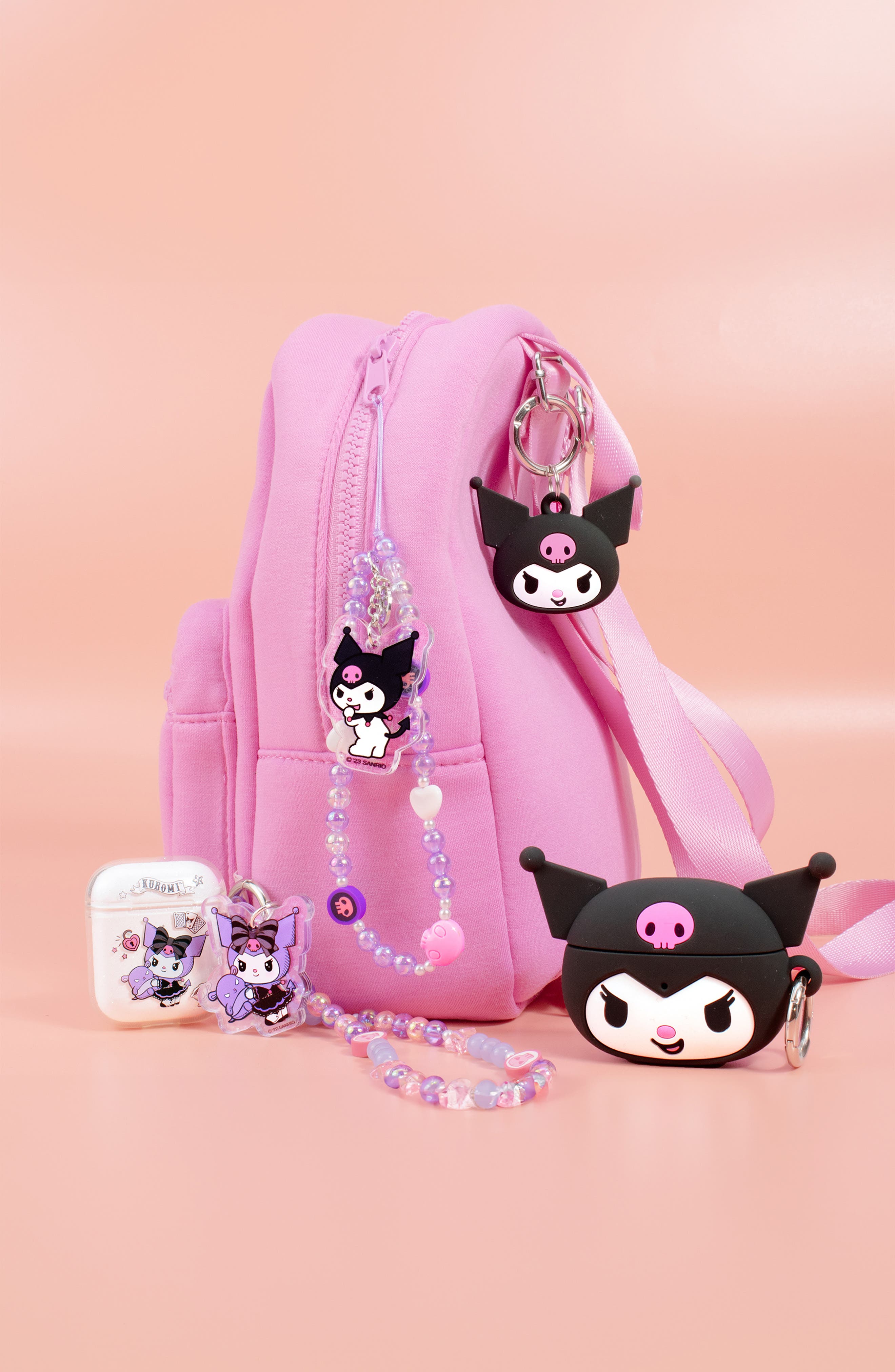 Hello Kitty® x Sanrio Kuromi Beaded Smartphone Wrist Strap | Nordstromrack