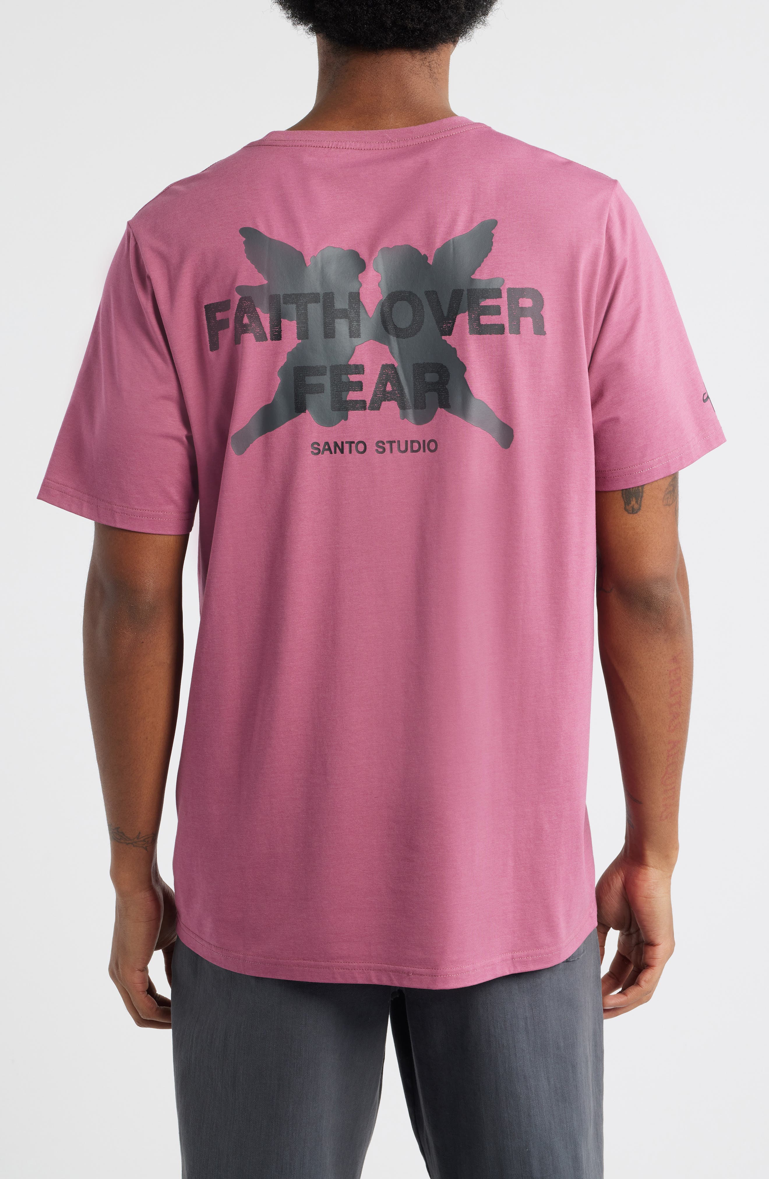 SANTO STUDIO Tempo Faith Over Fear Ultra Graphic T-Shirt | Nordstrom