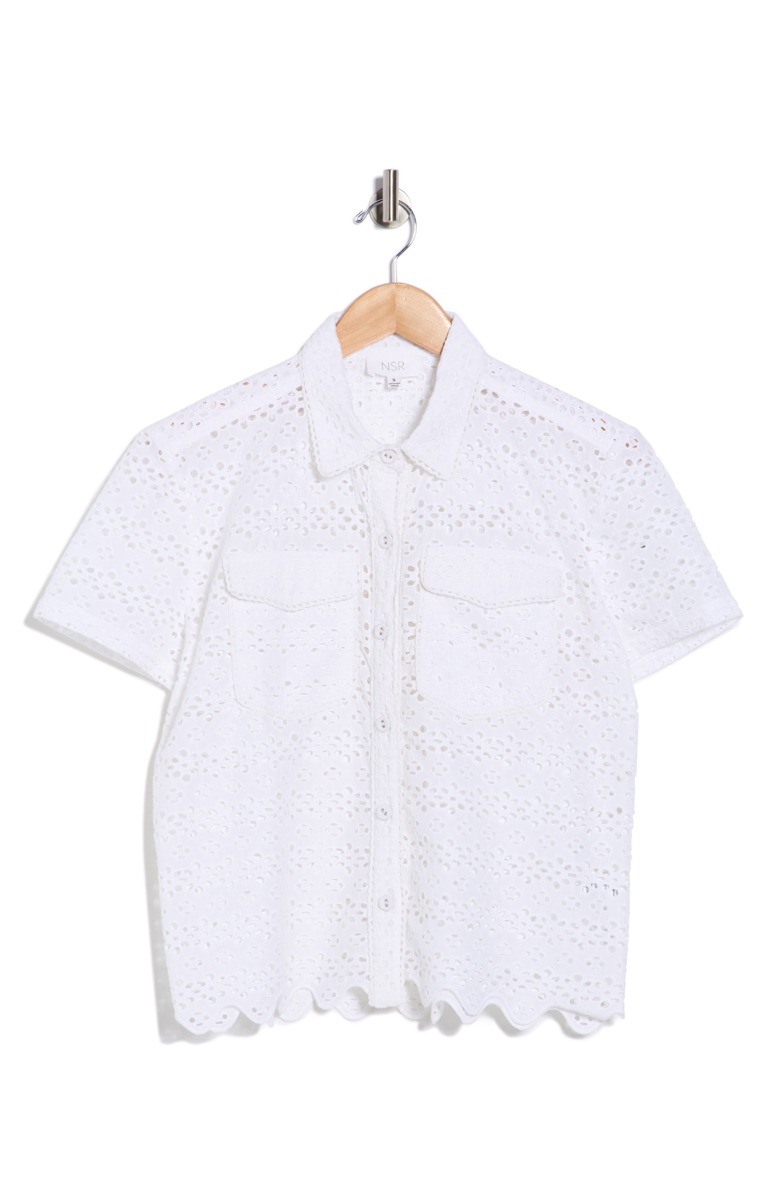 NSR Eyelet Button-Up Shirt | Nordstromrack