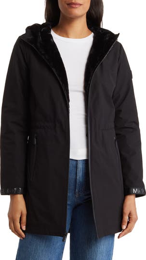 Michael Kors Water Resistant Hooded Softshell Jacket | Nordstromrack