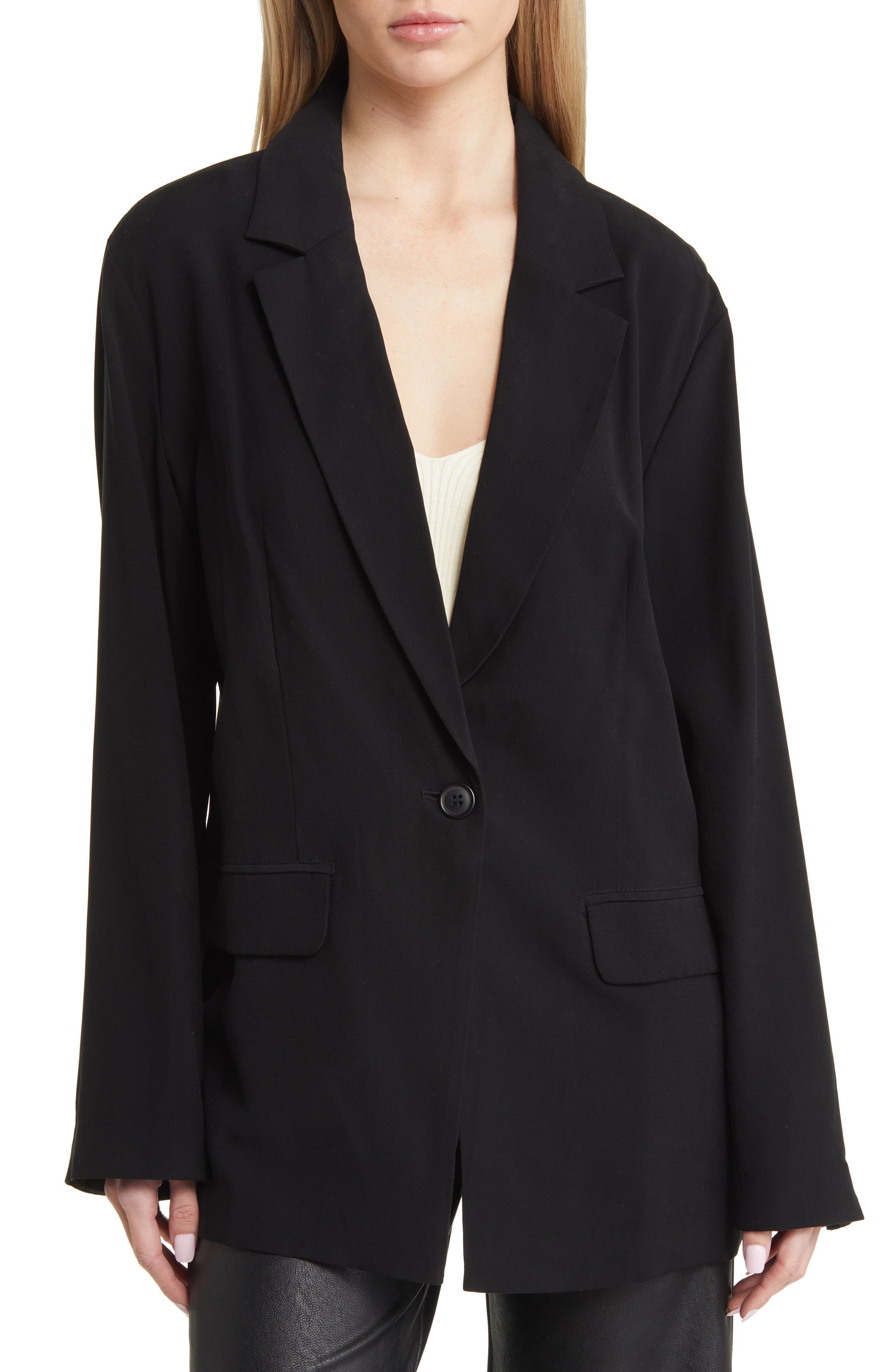Open Edit Unstructured Blazer | Nordstrom