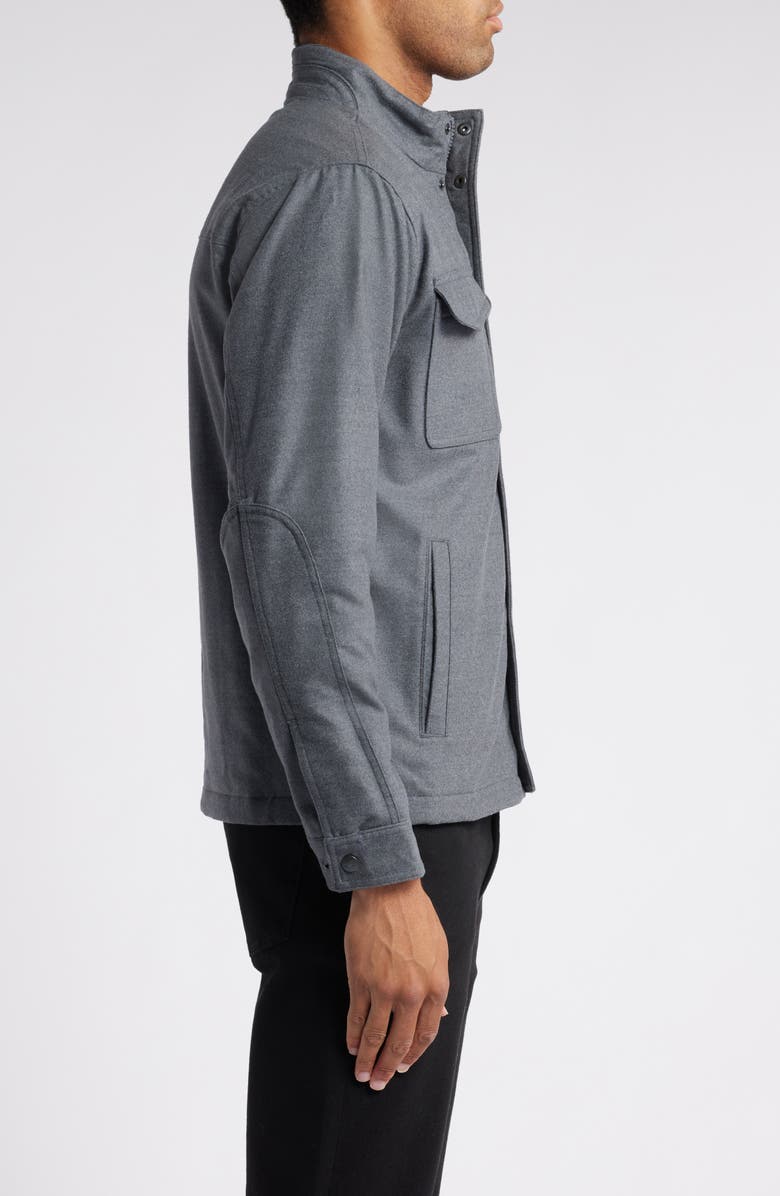 Peter Millar Norfolk Water Resistant Wool Bomber Jacket | Nordstrom