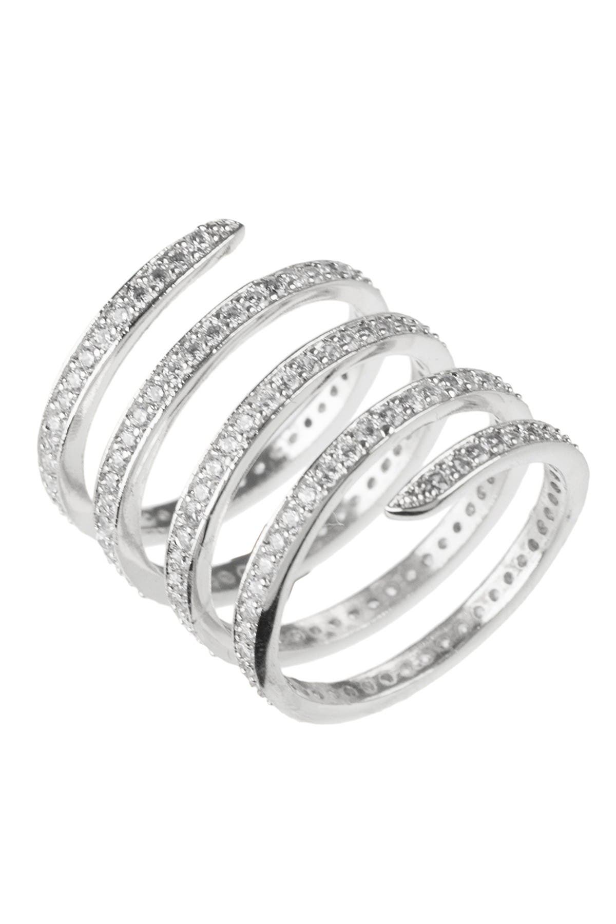 CZ by Kenneth Jay Lane CZ Wraparound Ring | Nordstromrack