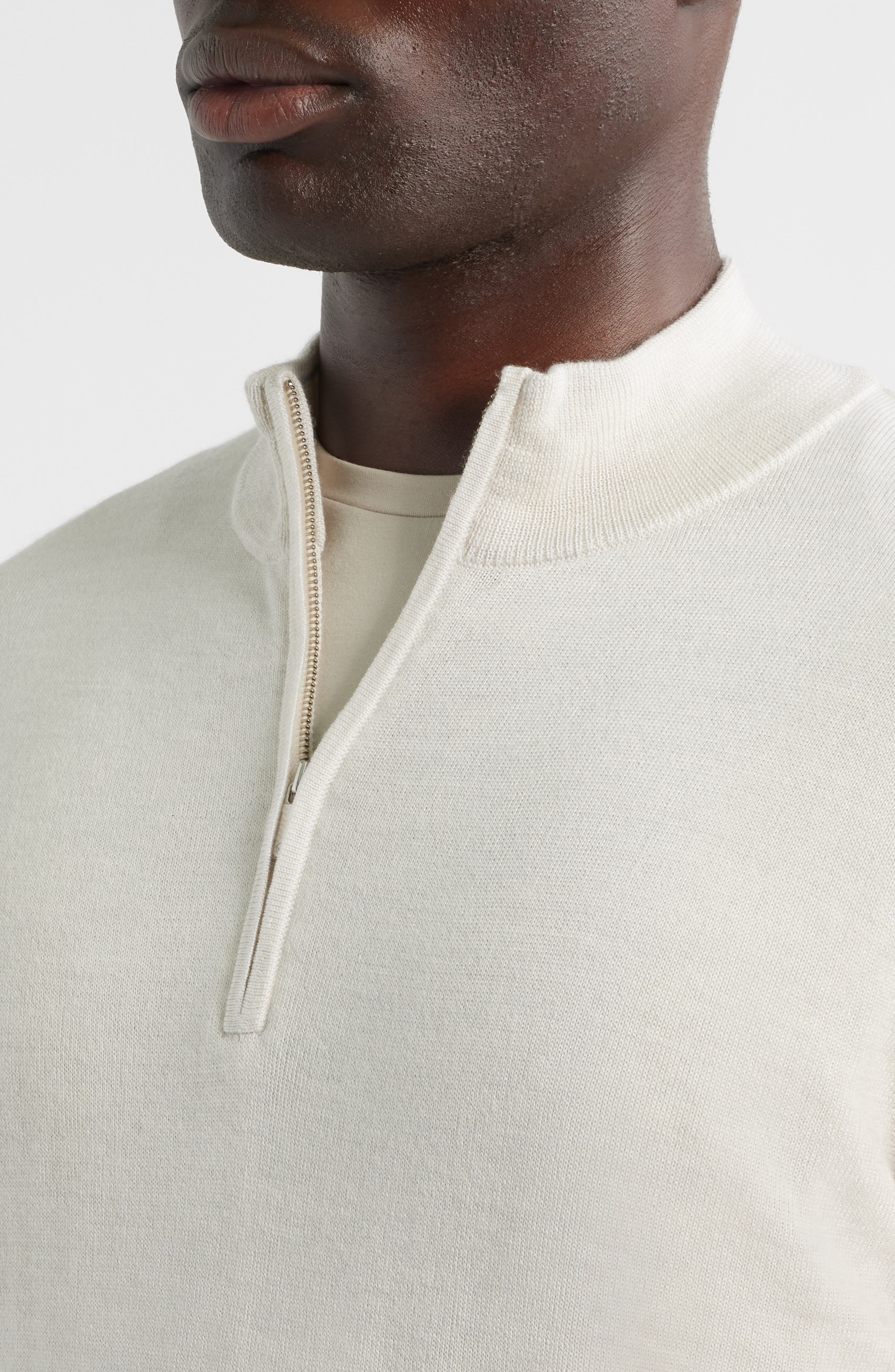 Peter Millar Autumn Crest Merino Wool Blend Quarter Zip Sweater ...