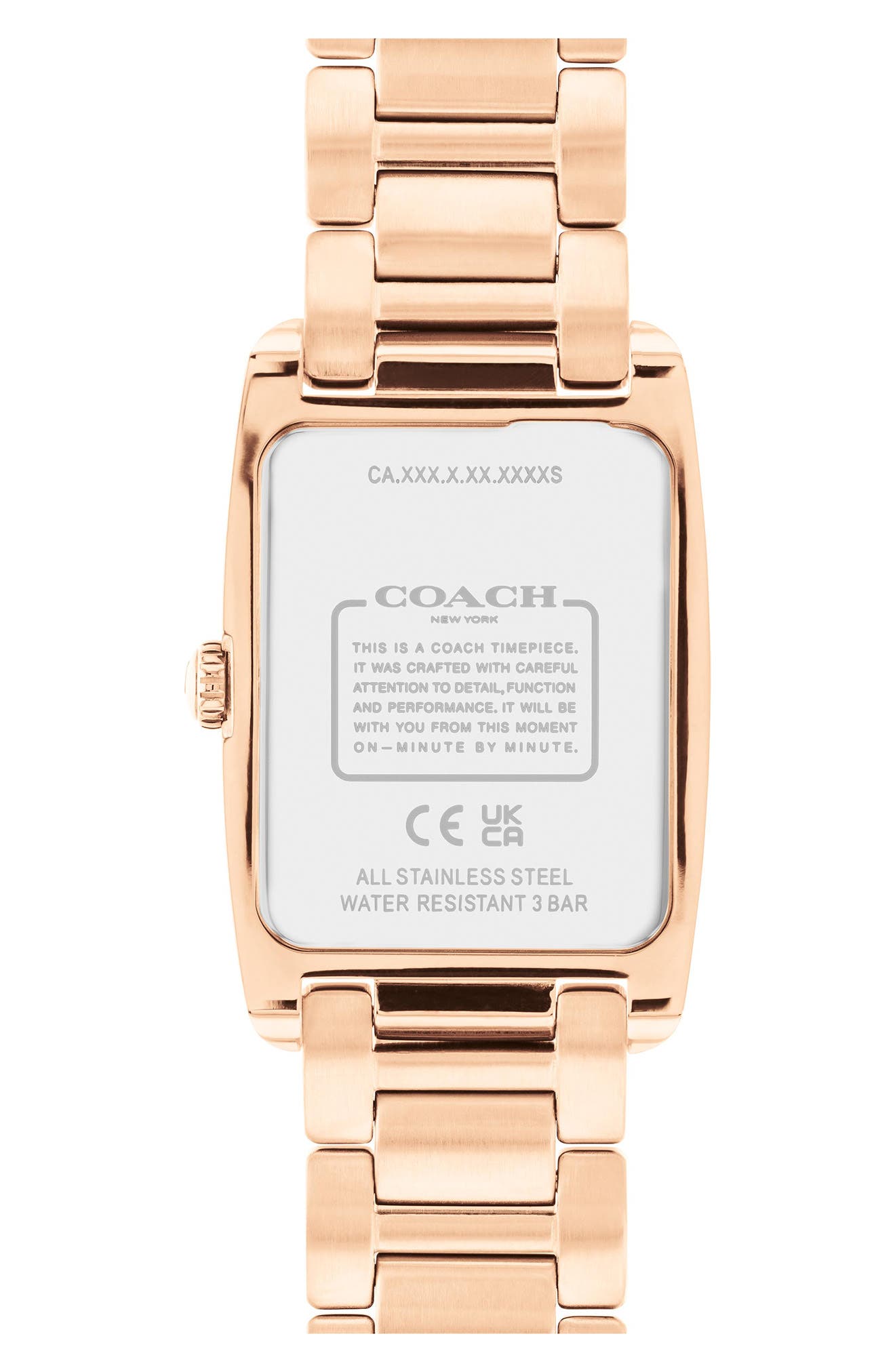 COACH Reese Crystal Rectangular Bracelet Watch, 24mm | Nordstromrack