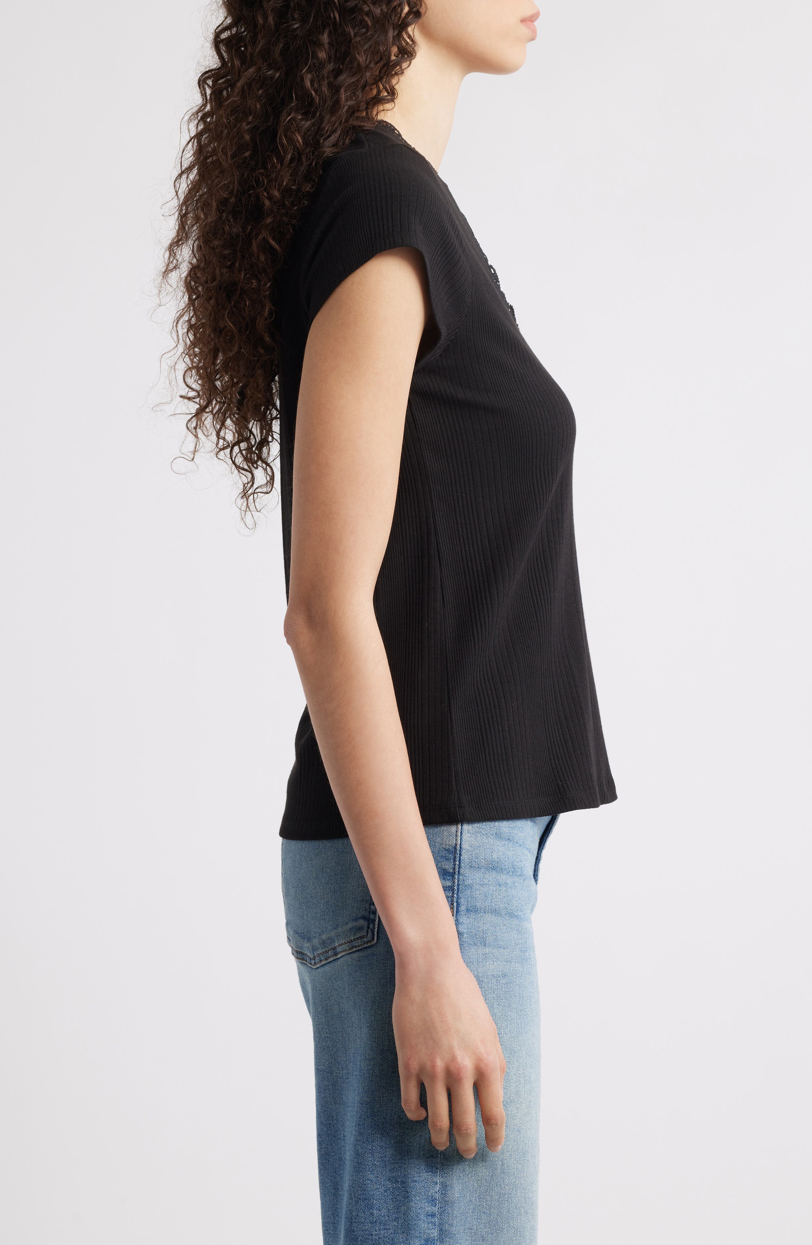 Wit & Wisdom Variegated Rib Knit Top | Nordstrom