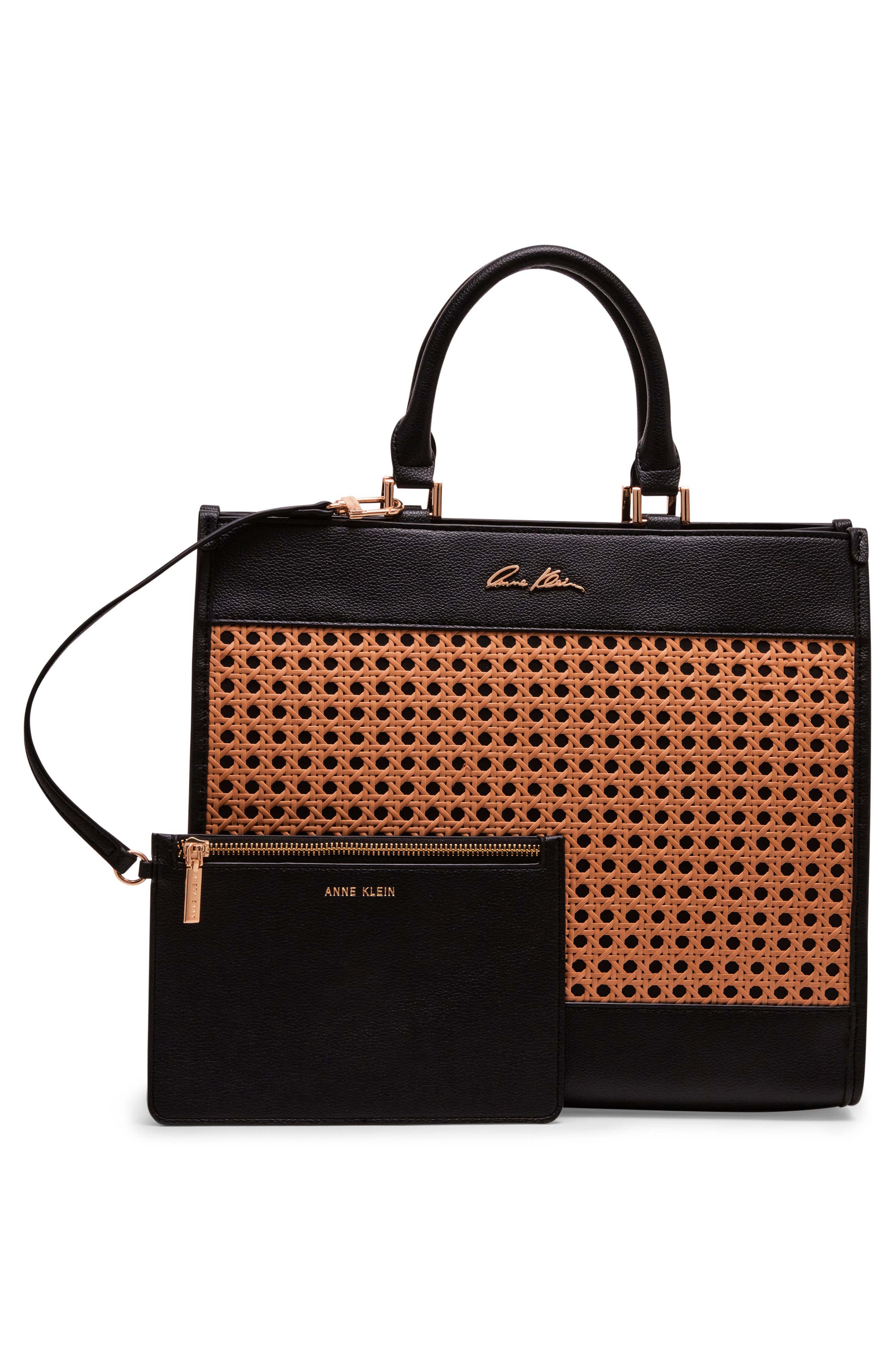 Anne Klein Latticed Square Tote Bag | Nordstromrack