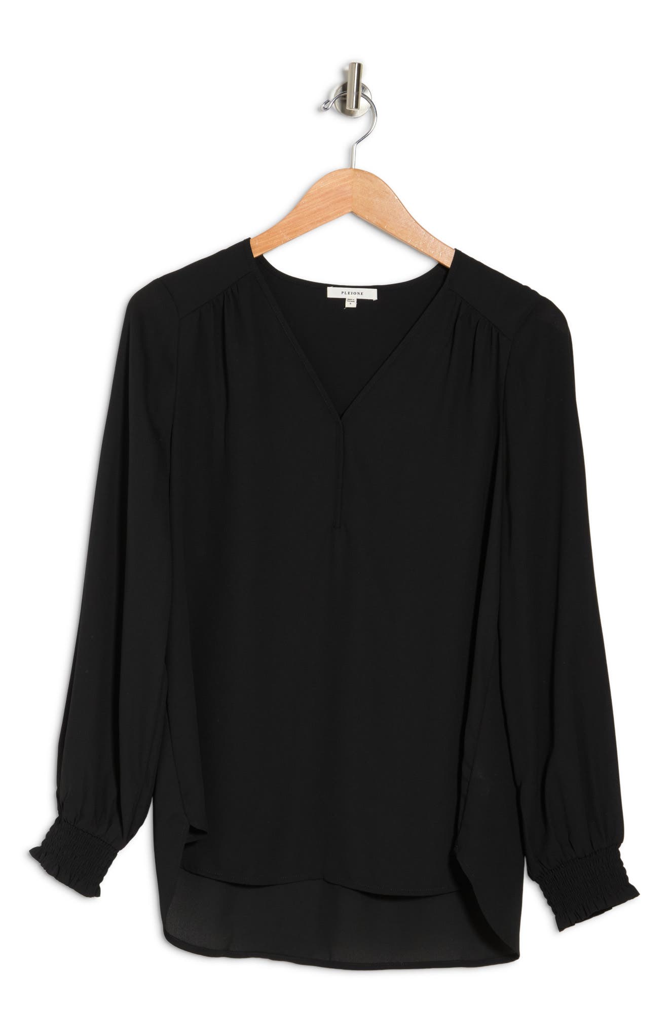V-Neck Ruche Shoulder Blouse (Women) | Nordstromrack