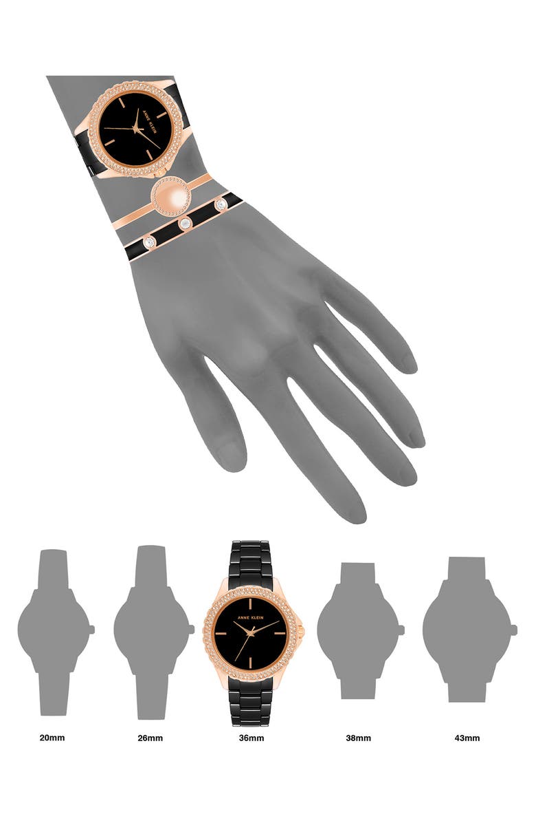 AK ANNE KLEIN Ceramic Bracelet Watch & Bracelet Set | Nordstromrack