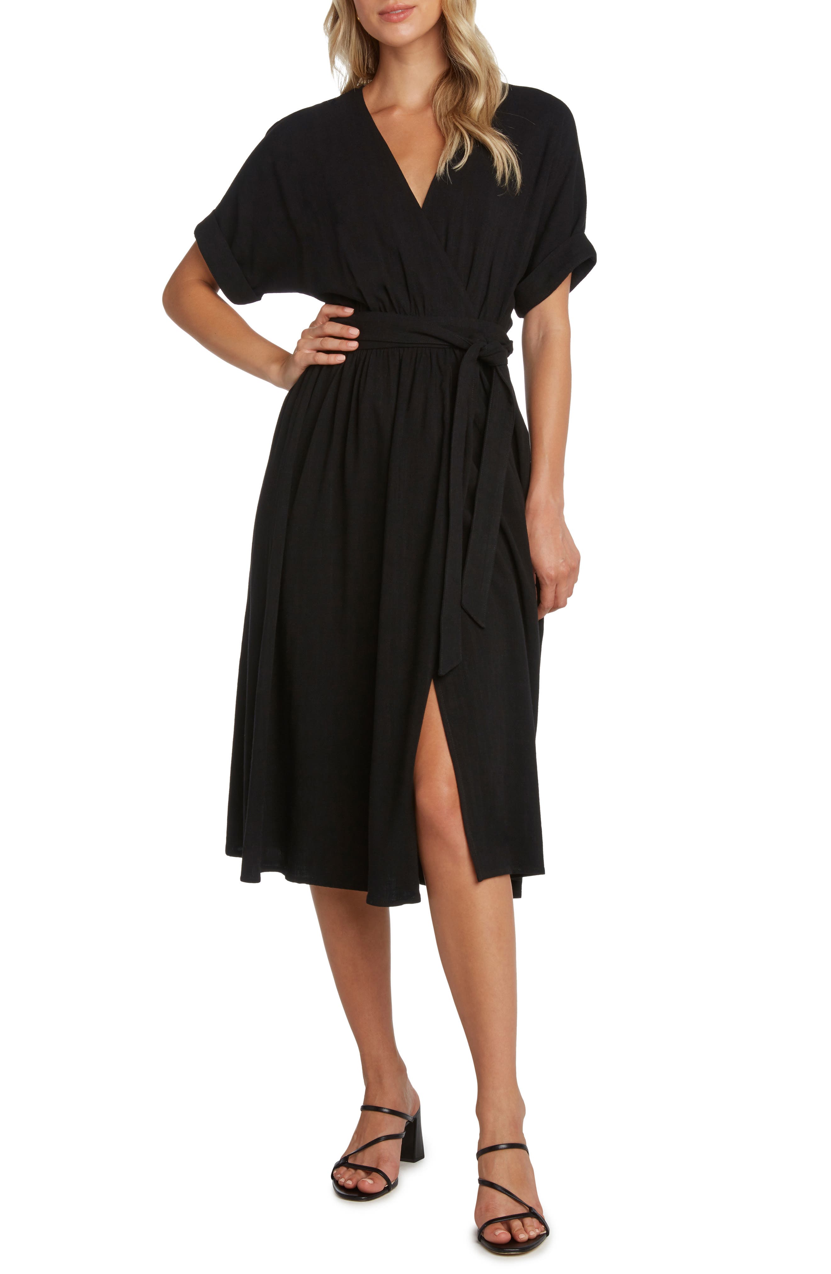 Willow Helen Dolman Sleeve Wrap Dress | Nordstrom