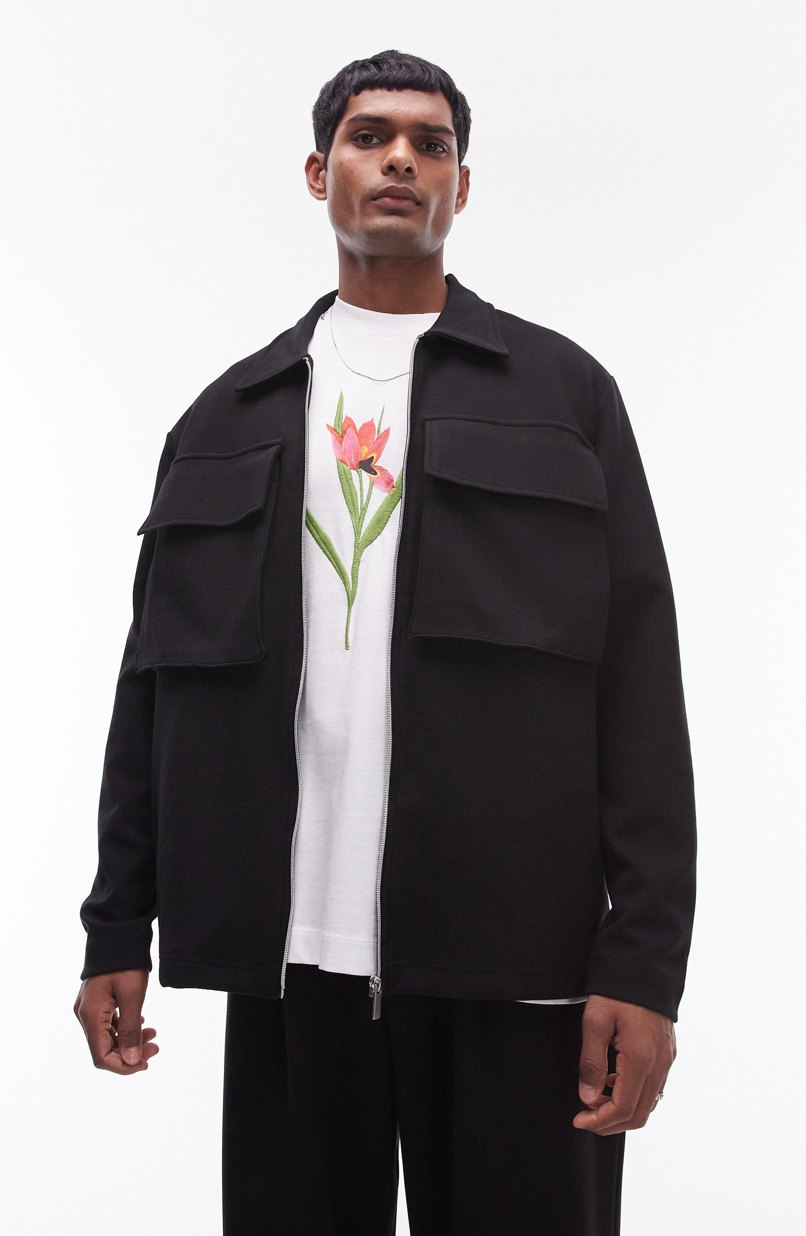 Topman Smart Jersey Jacket | Nordstromrack