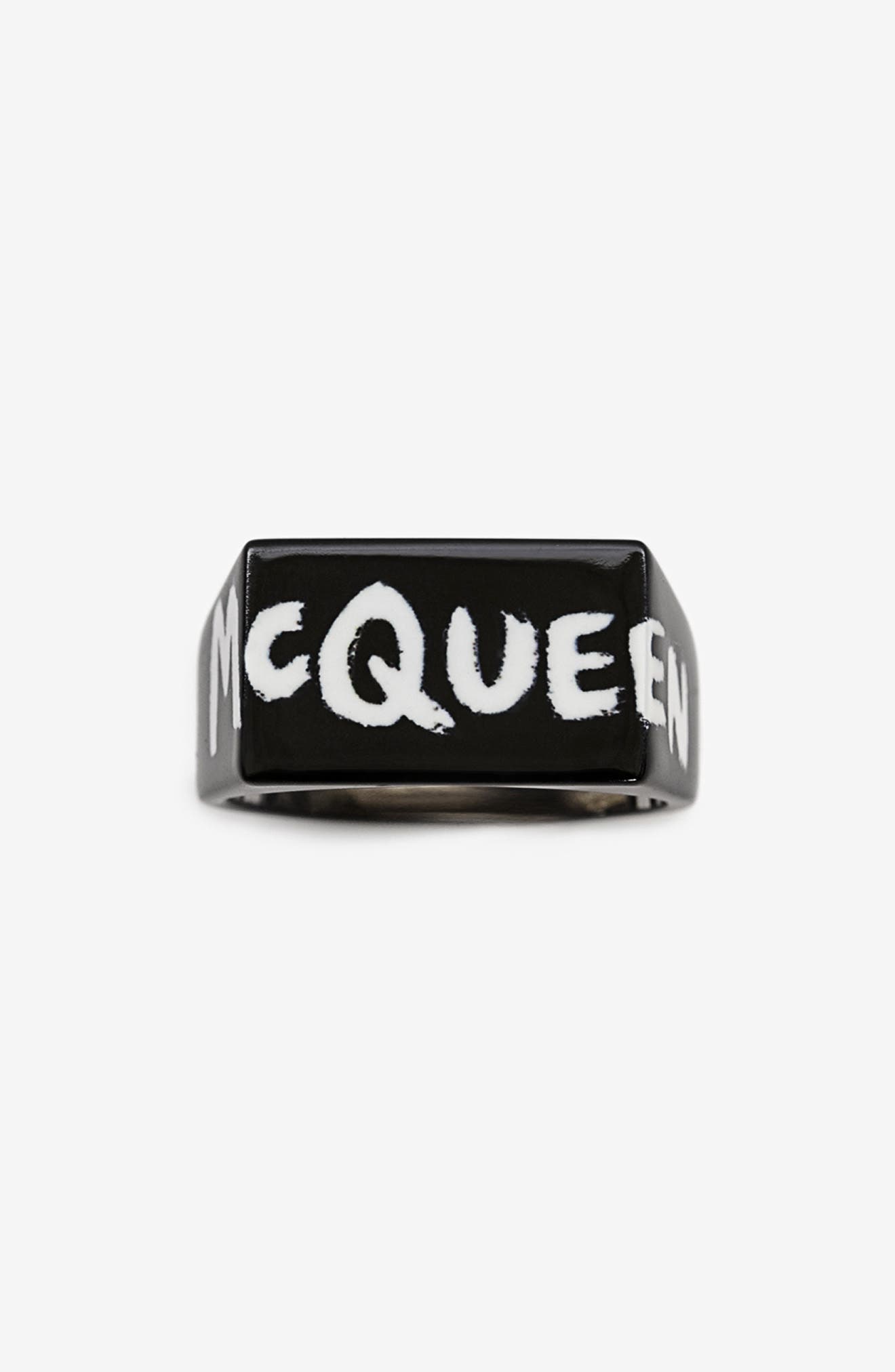 McQueen Alexander McQueen Men's Graffiti Logo Ring | Nordstromrack