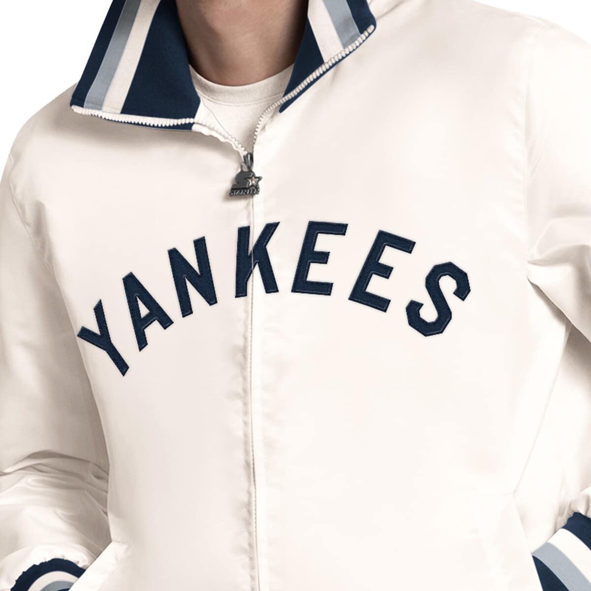STARTER Men's Starter White New York Yankees The Captain Cooperstown ...