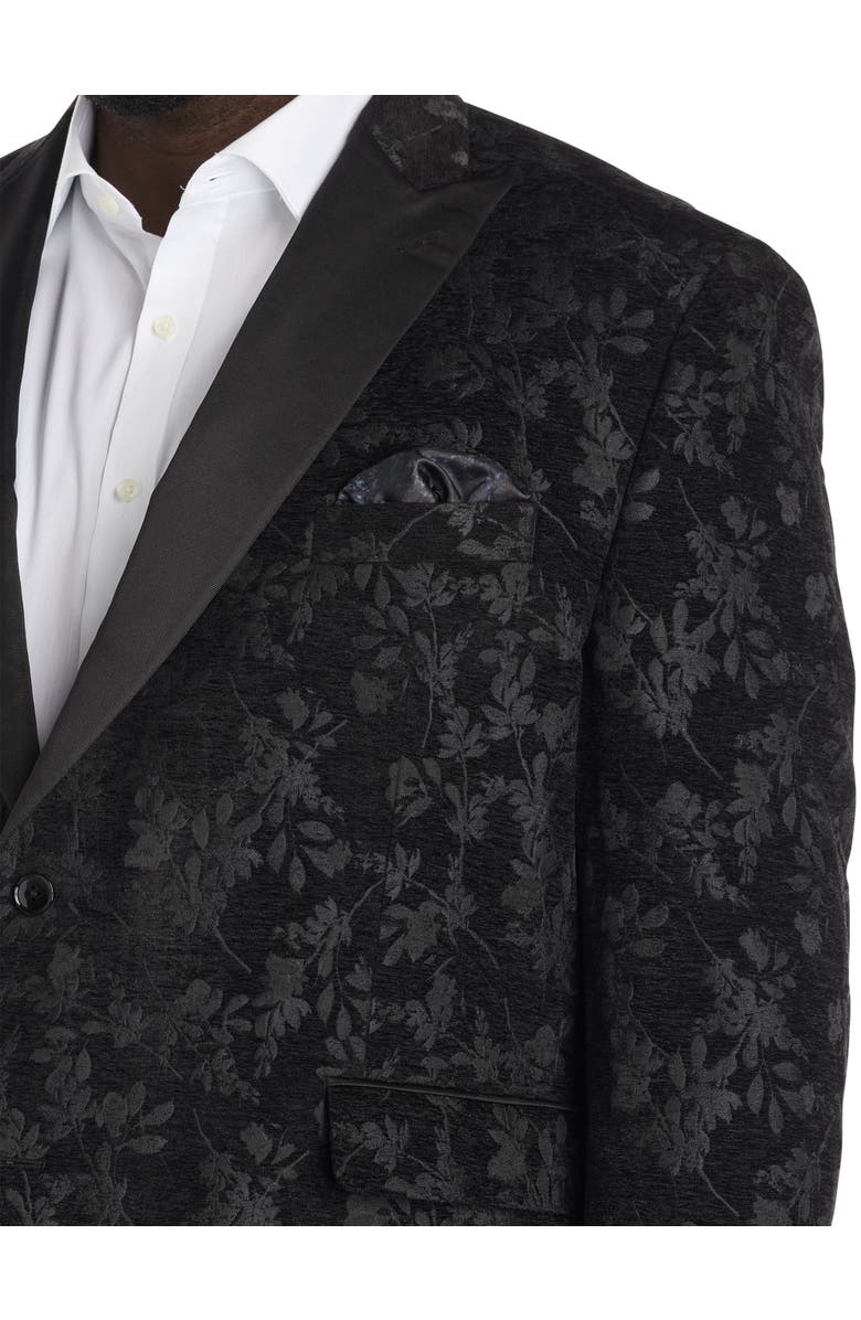 Tallia Big & Tall Velvet Floral Sport Coat | Nordstrom