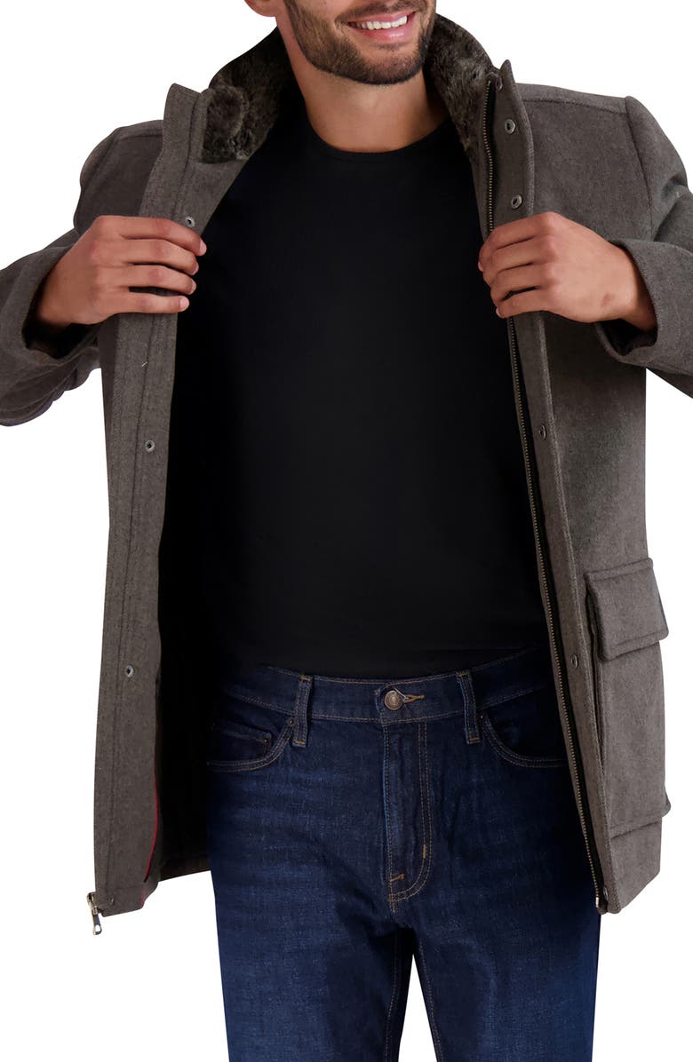Cole Haan Signature Novelty Wool Carcoat | Nordstromrack