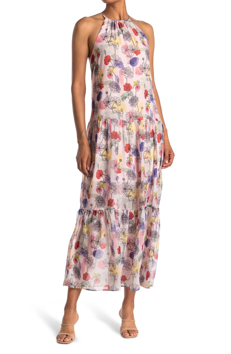 NSR Sophia Tiered Maxi Dress | Nordstromrack