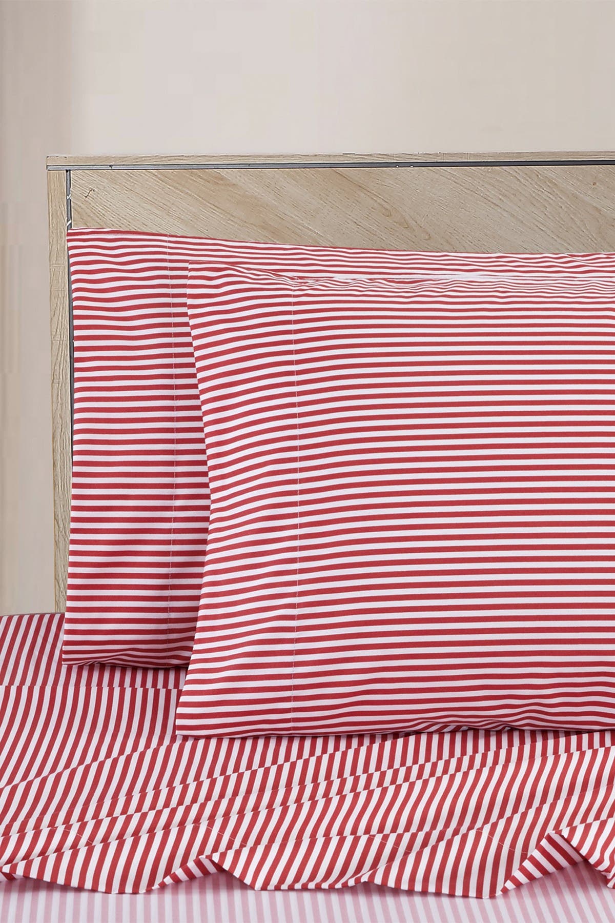 MELANGE HOME Mauve Stripe Mauve Queen Sheet Set | Nordstromrack