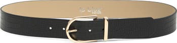 Linea Pelle Dressy Metal Keeper Belt | Nordstromrack