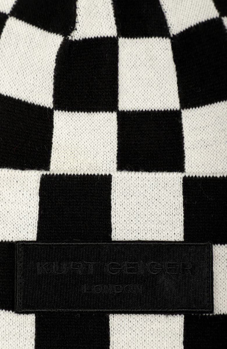 Kurt Geiger London Checkered Beanie | Nordstromrack
