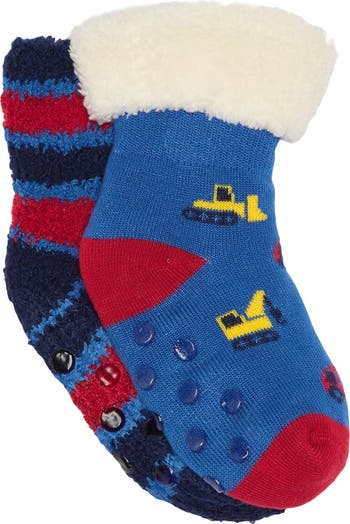Capelli New York Printed Transport Slipper Socks - Pack of 2 ...