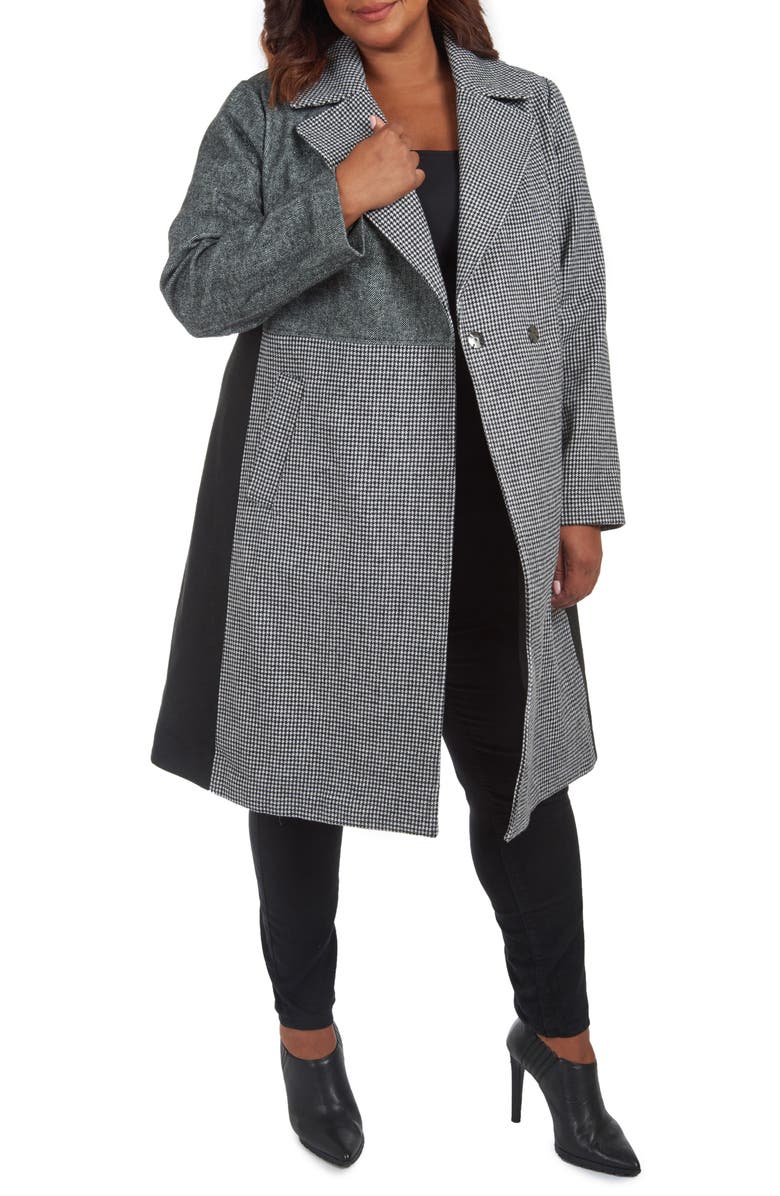 RACHEL Rachel Roy Mixed Media Coat | Nordstromrack