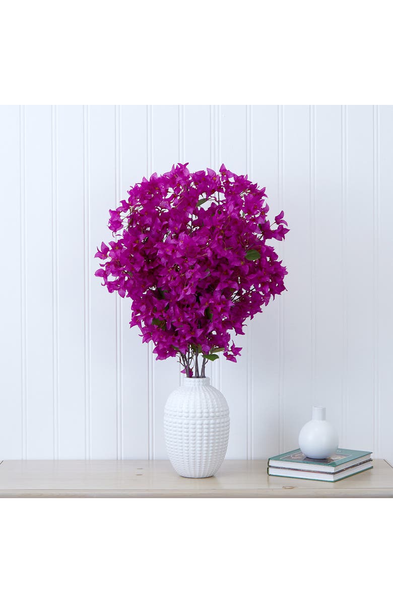 NEARLY NATURAL Purple Bougainvillea Artificial Potted Plant | Nordstromrack