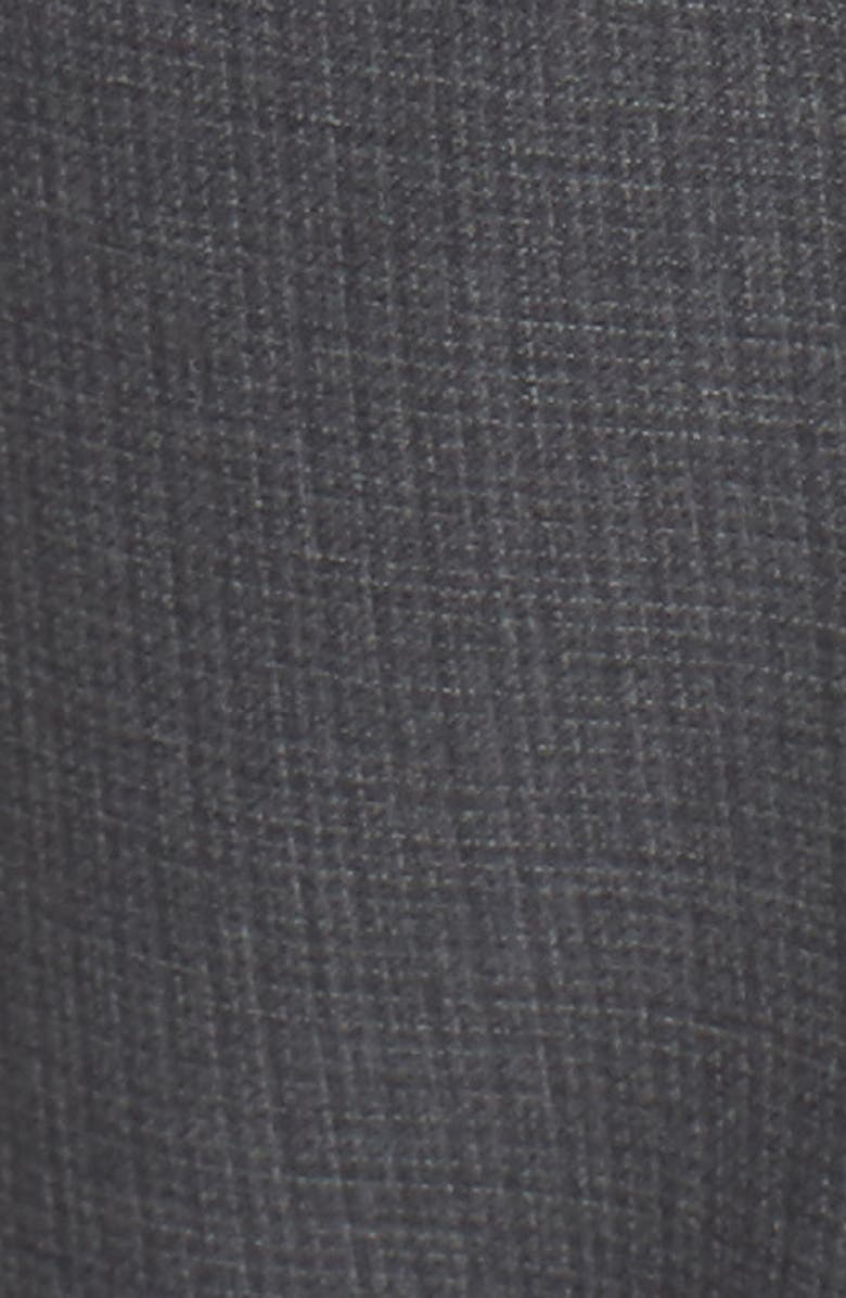 Santorelli Romeo Regular Fit Flat Front Wool Trousers | Nordstrom