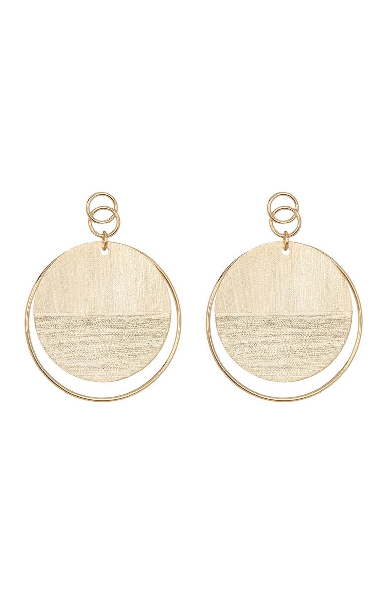 RIVKA FRIEDMAN Texture Round Caged Dangle Earrings | Nordstromrack
