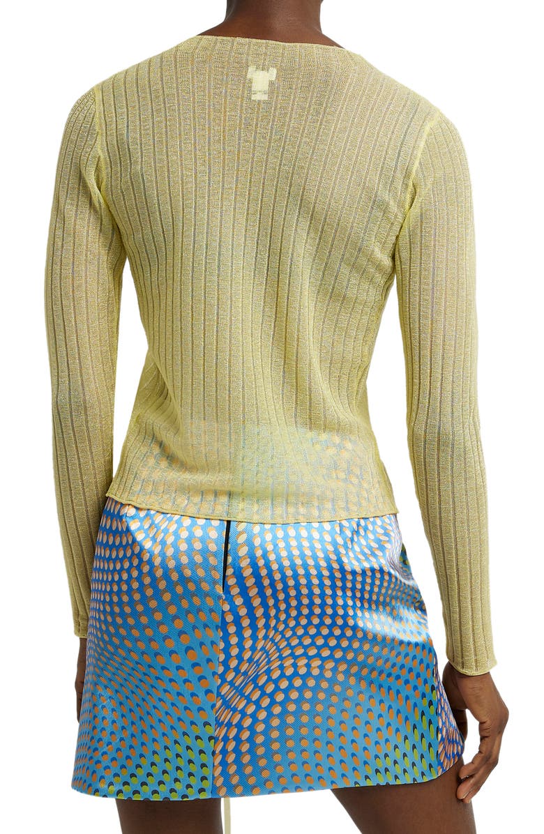 River Island Sheer Tie Front Top | Nordstromrack