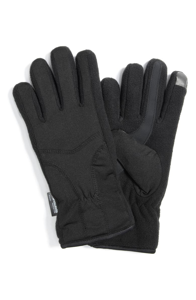 MUK LUKS Stretch Double Layer Gloves | Nordstromrack