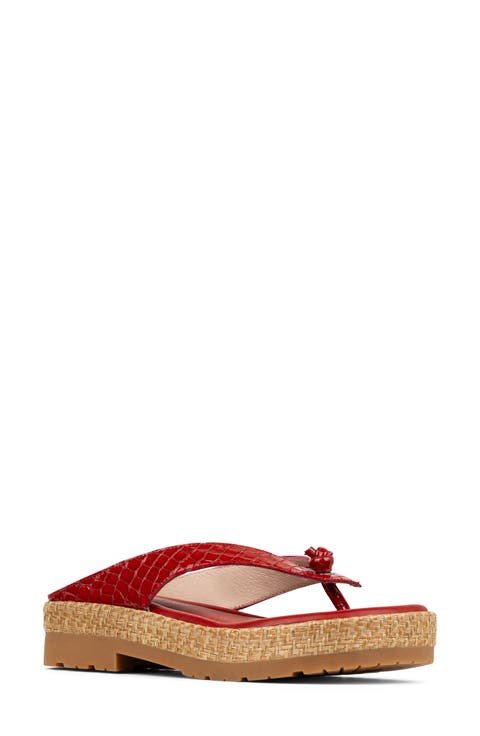 Women's Red Wedge Sandals | Nordstrom