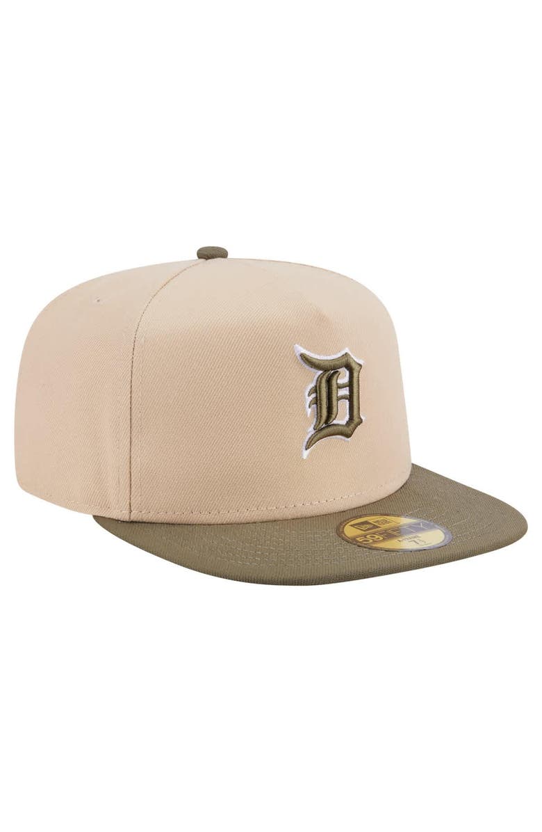 New Era Men's New Era Light Beige/Olive Detroit Tigers Two-Tone Color ...