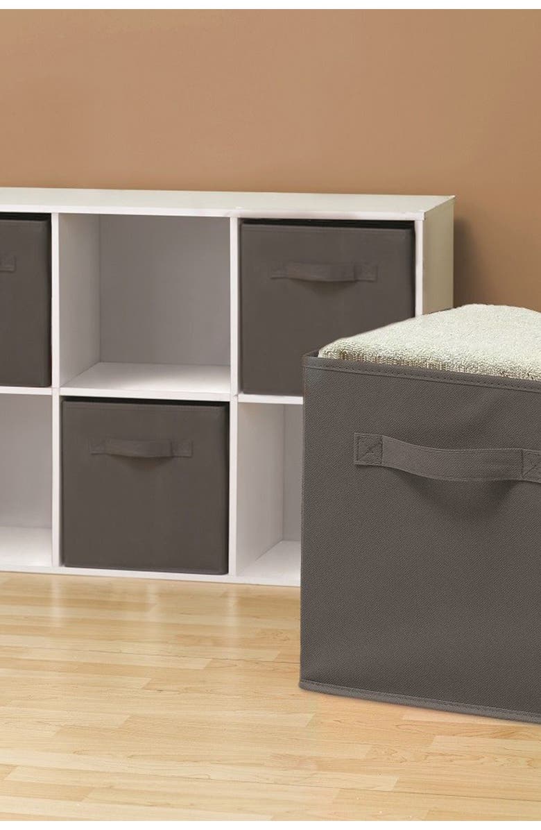 SORBUS Grey Foldable Storage Cube Basket Bin - Pack of 6 | Nordstromrack