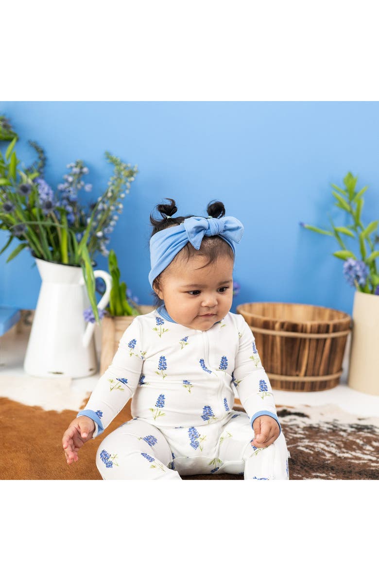 Kyte BABY Periwinkle Bluebonnet Zip-Up Romper | Nordstromrack