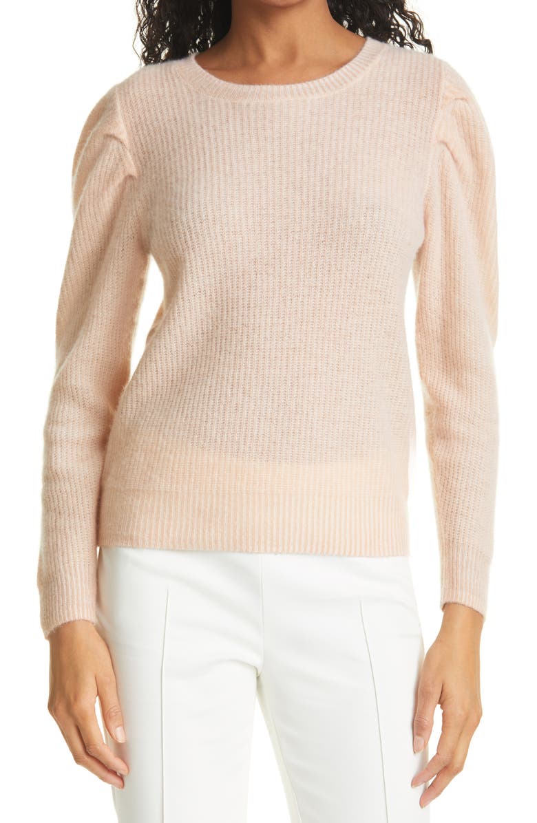 Line Label LINE Talia Puff Sleeve Cashmere Sweater | Nordstrom