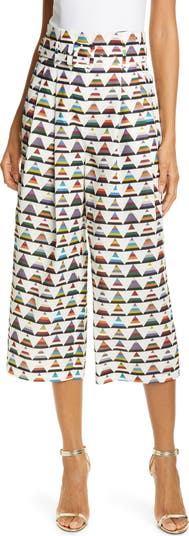 Ted Baker London Colour by Numbers Boa Triangle Print Crop Pants ...