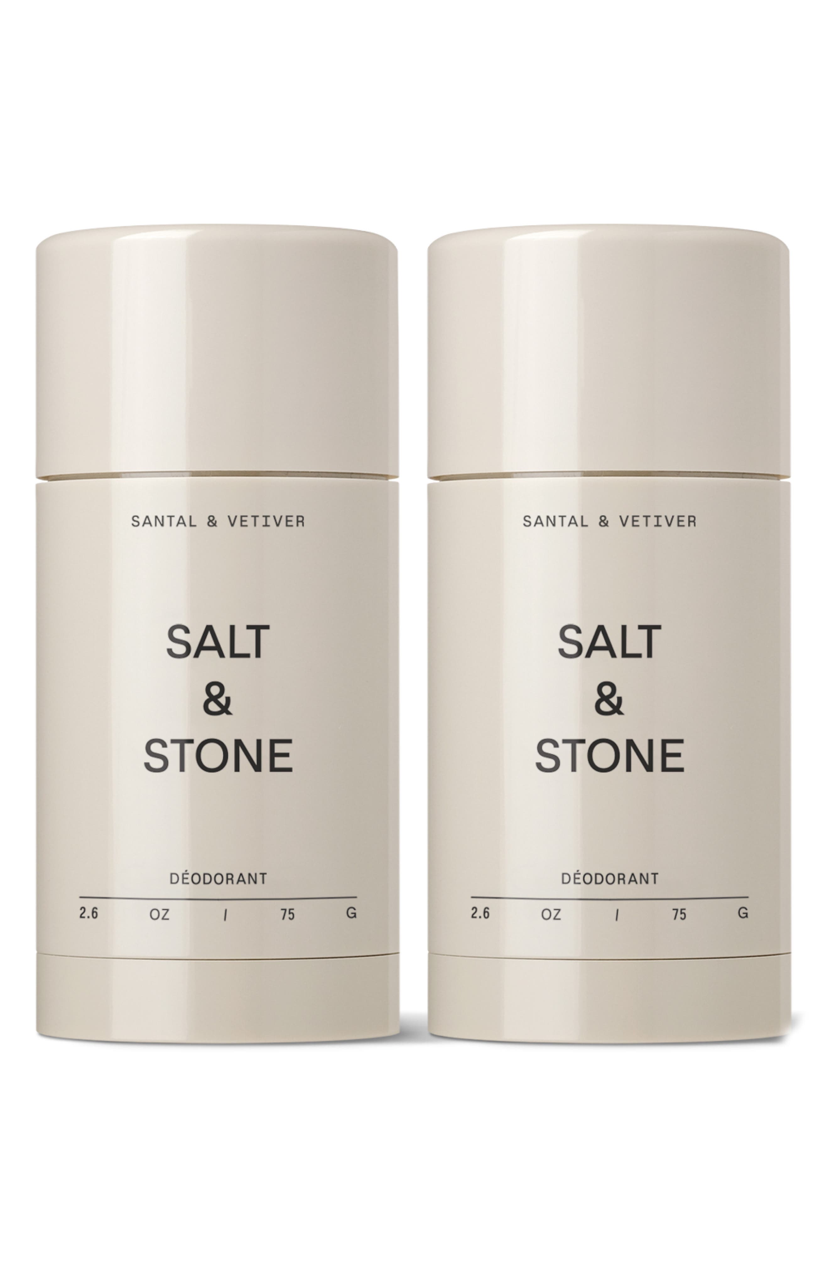 SALT & STONE Santal & Vetiver Deodorant Duo $40 Value | Nordstrom