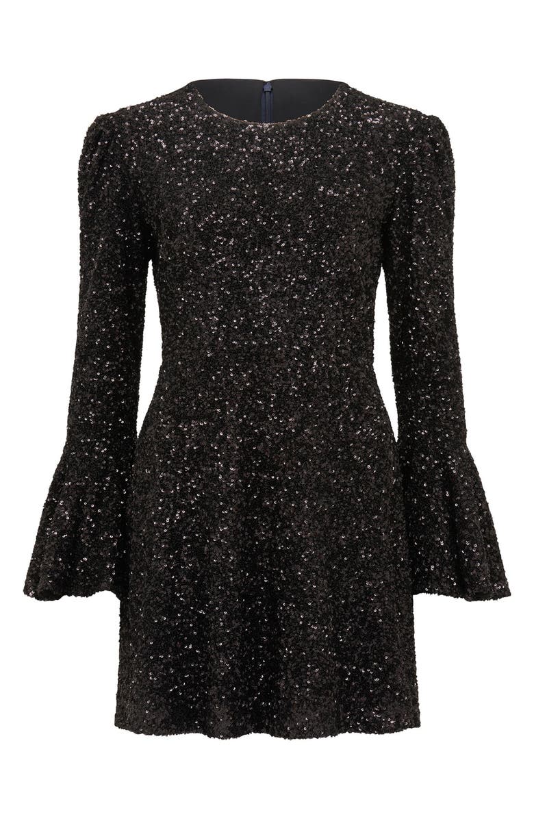 Ever New Lizzy Sequin Long Sleeve Cocktail Minidress | Nordstromrack