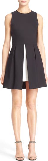 Alice + Olivia 'Bria' Peplum Fit & Flare Dress | Nordstrom