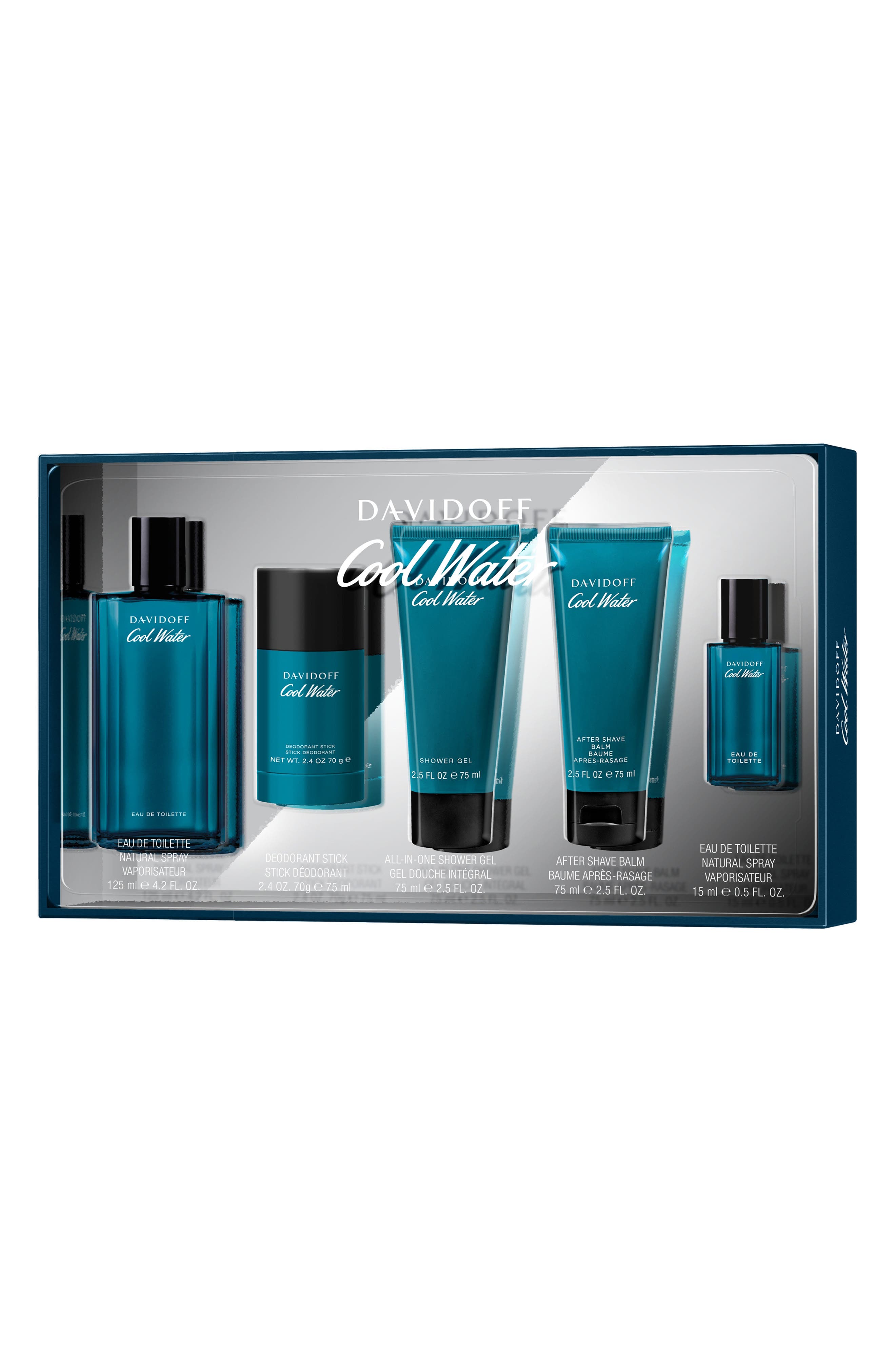 DAVIDOFF COOL WATER Davidoff Men's Cool Water 5-Piece Gift Set ...