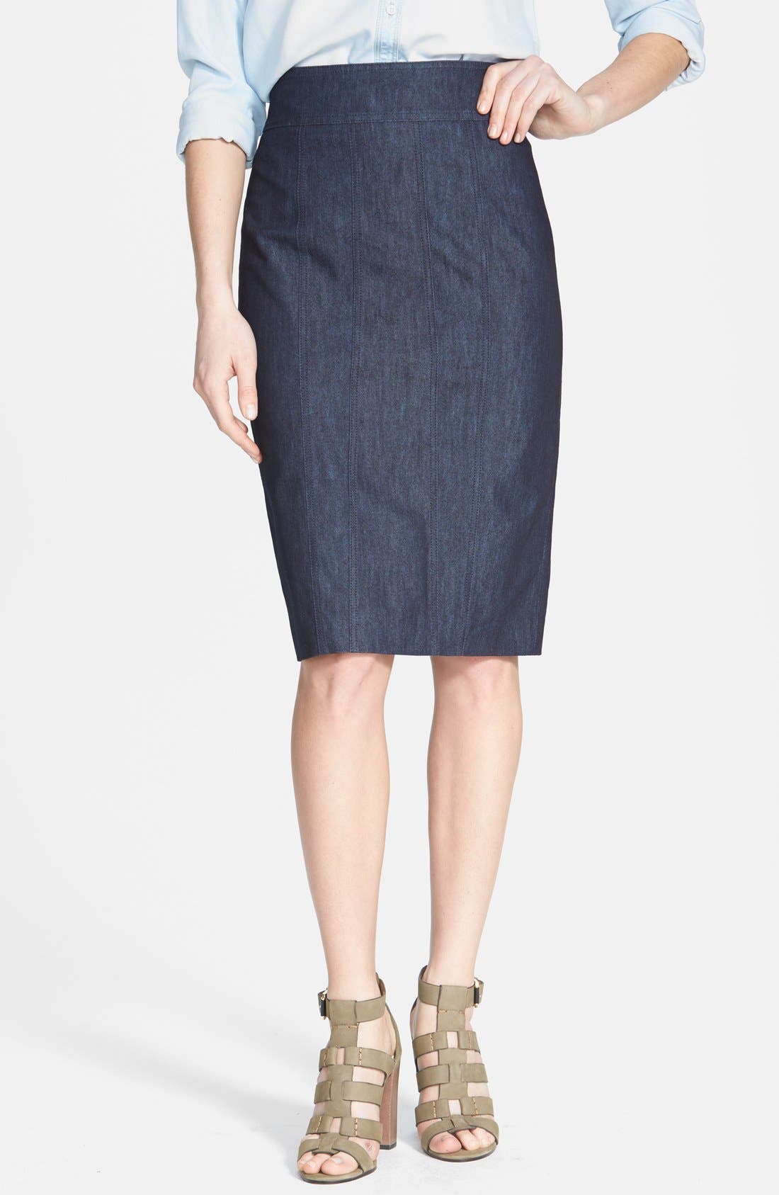 Halogen® Denim Pencil Skirt | Nordstrom